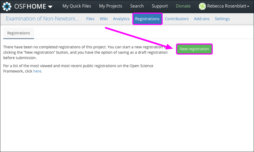 The Open Science Framework, Part 1: pre-registering a study protocol ...