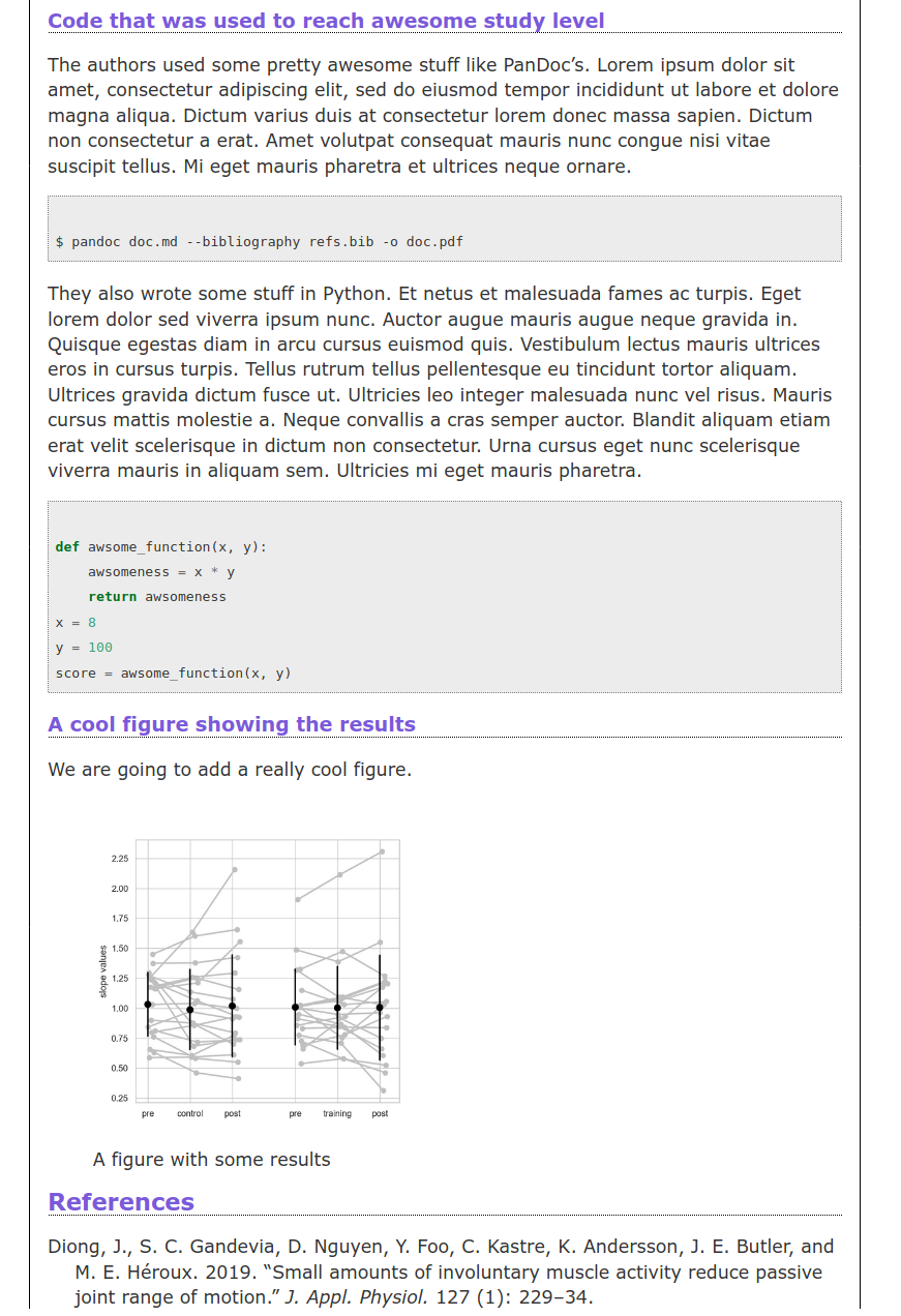 Markdown for Science and academia – write and publishing a study note ...